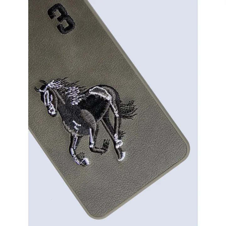 Samsung Galaxy S22 – Polo Embroidered Faux Leather Rexine Back Cover ...