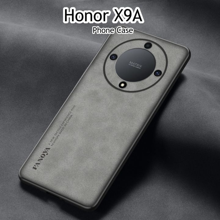Parity For Honor X9A Case Silicone Full Case Live-action Classic Solid Color Phone Case Cover ...