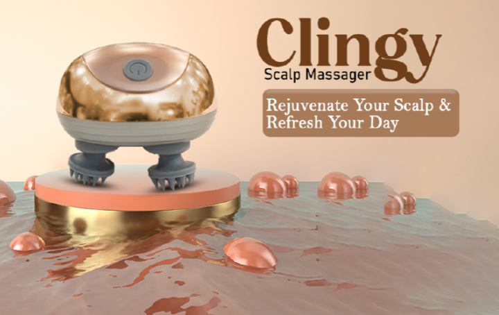 Scalp Massager Clingy | Hair Scalp Massager | 3 Customizable Massage ...