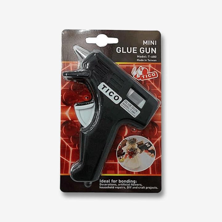 TICO Mini Black Hot Glue Gun, Glue Gun Small, Hot Melt Glue Gun ...