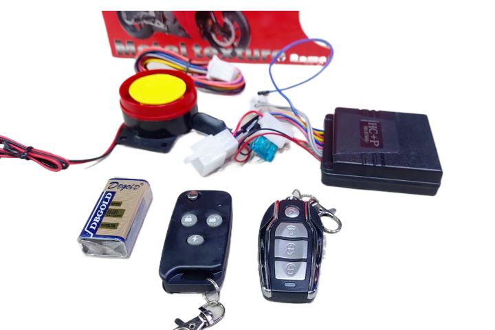 Motorcycle Remote Security Lock Anti Theft Alarm System For Bike ...