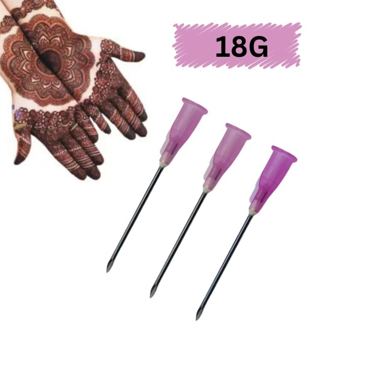 Mehndi Injection Pen Needles Pack of 3 Different Sizes Needles To ...