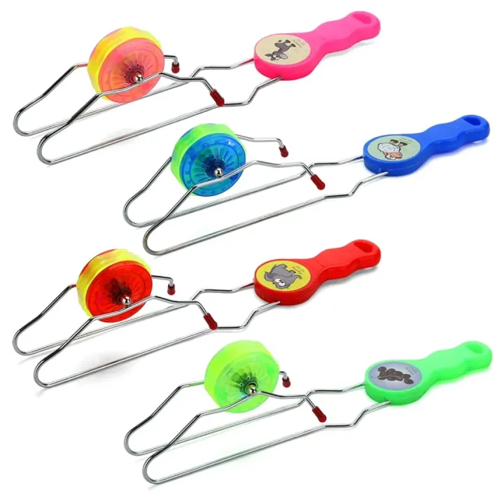 Magic Rail Twirlers Magnetic Gyro Wheel Spinning Top Toy Colorful ...