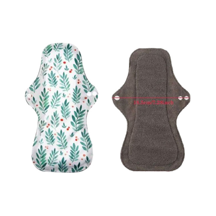 Sanitary Inner 12 inch Organic Washable Reusable 4 Layered Bamboo ...