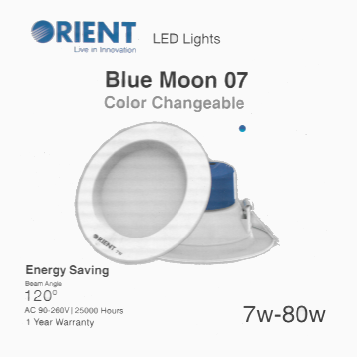 Orient 3-in-1 7W 3 Inches SMD LED Light | Color Changeable | Blue Moon ...