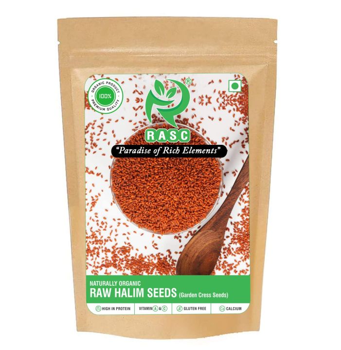 RASC Raw Halim Seeds 200g - Garden Cress Seeds, High Iron, Folic Acid ...