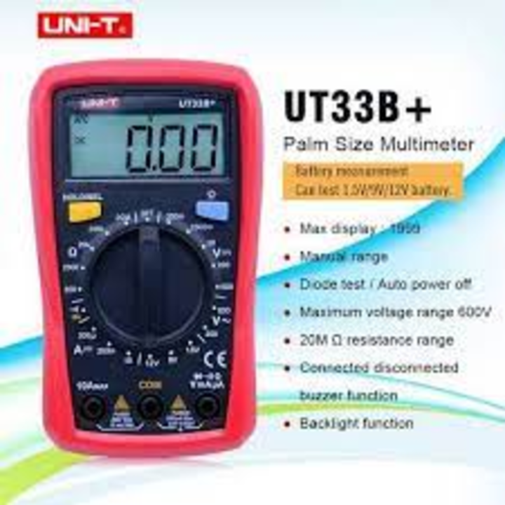 UT33B+ Multimeter digital auto Multimeter unit Multimeter analog ...