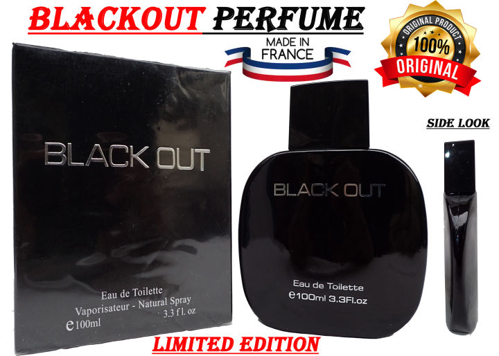 Original BLACK OUT Perfume for men & women 100ml spray bottle Eau de ...