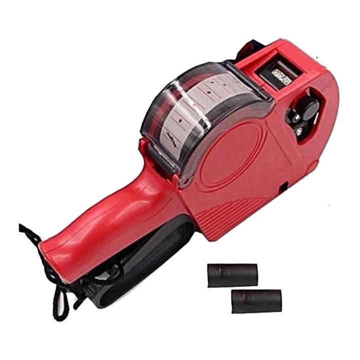 8 Digit Price Tag Machine Labeller + 50 Label Stickers Roll + 1 Ink ...