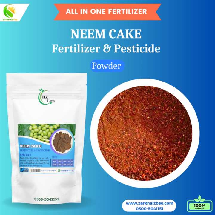 Neem Cake Fertilizer | Organic Fertilizer for Plants | Avaible 100GM ...
