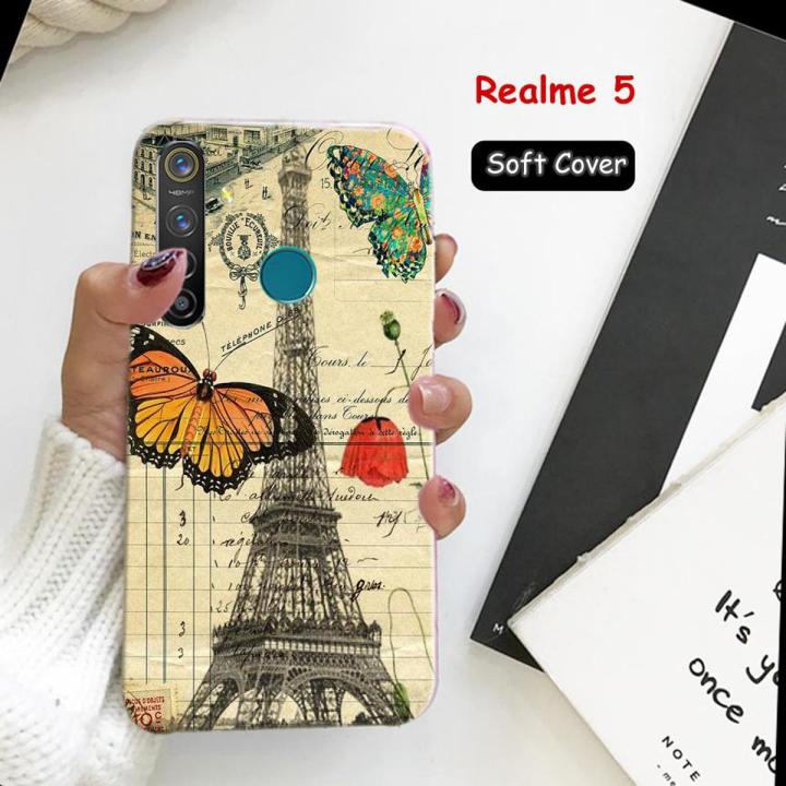 Realme_5S Pouch Case - Eiffal Tower Soft Back Cover Case | Daraz.pk