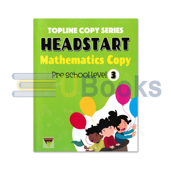 Headstart Math Copy Pre School Level - 3 ( Top Line Publishers ) | Daraz.pk