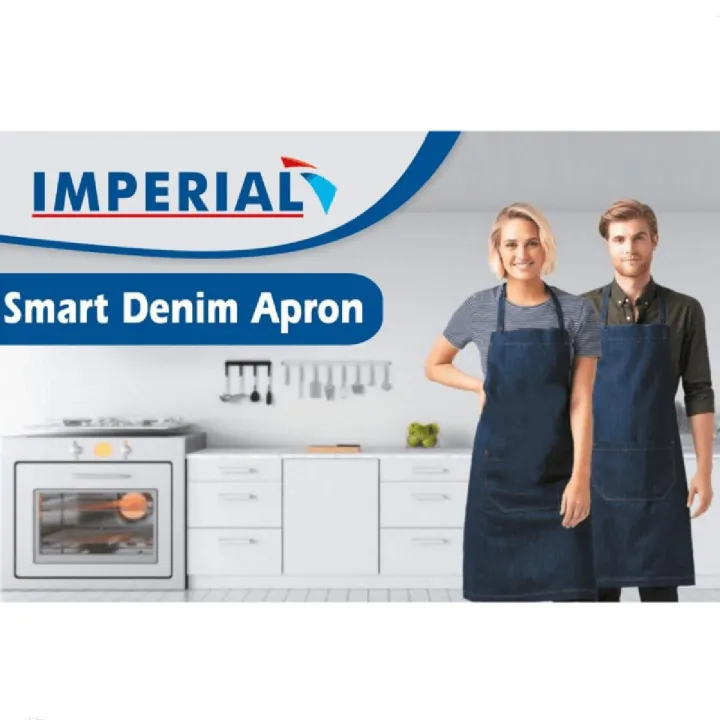 1Pcs Smart Denim Apron for Kitchen Cooking and Serving Cooking Apron ...