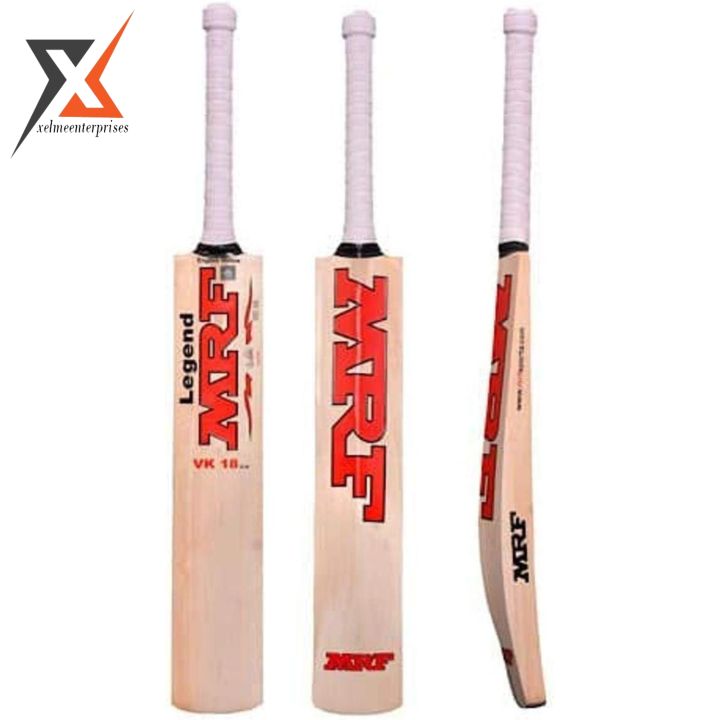 MRF Genius Grand Edition Endorsed Kashmiri-Willow Cricket Bat White ...