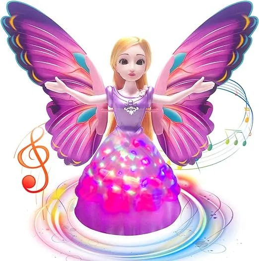 FASTBAZAR Beautiful Princess Dancing Doll With LED Light's And Play ...