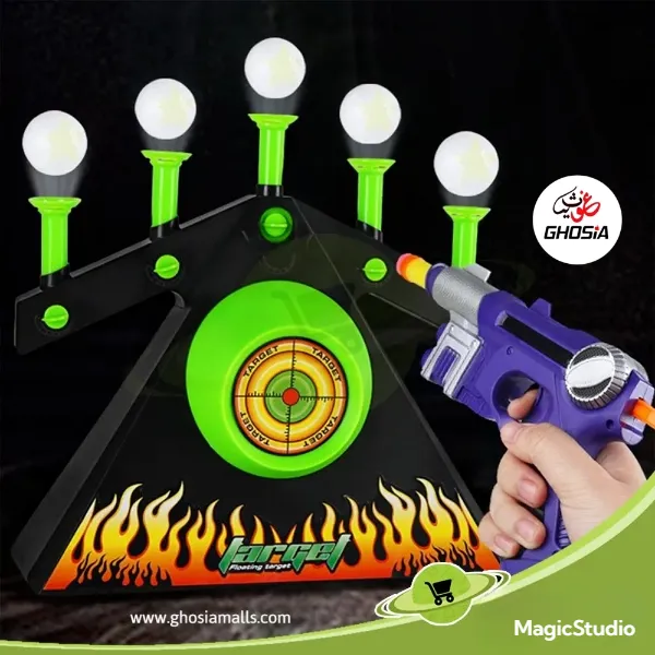 Zero Gravity Toys Hover Air Shot_Toy Gun_2.0 Game Air Powered Blaster ...