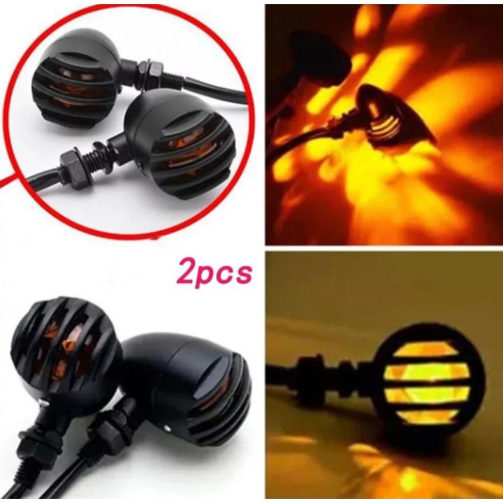 Bike indicators 2 pieces Café Racer Style Universal for motorcycle New ...