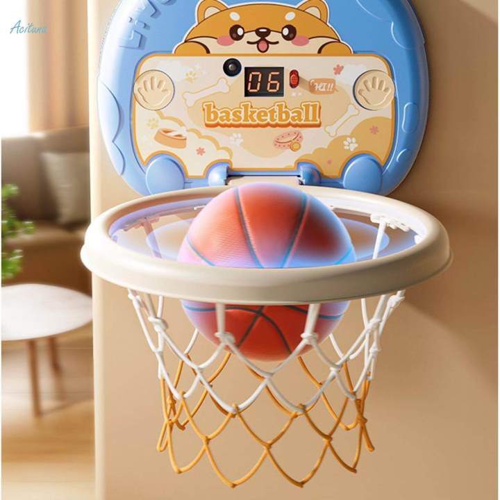 Mini Basketball Hoop Set Hanging Basketball Frame for Kids Birthday ...
