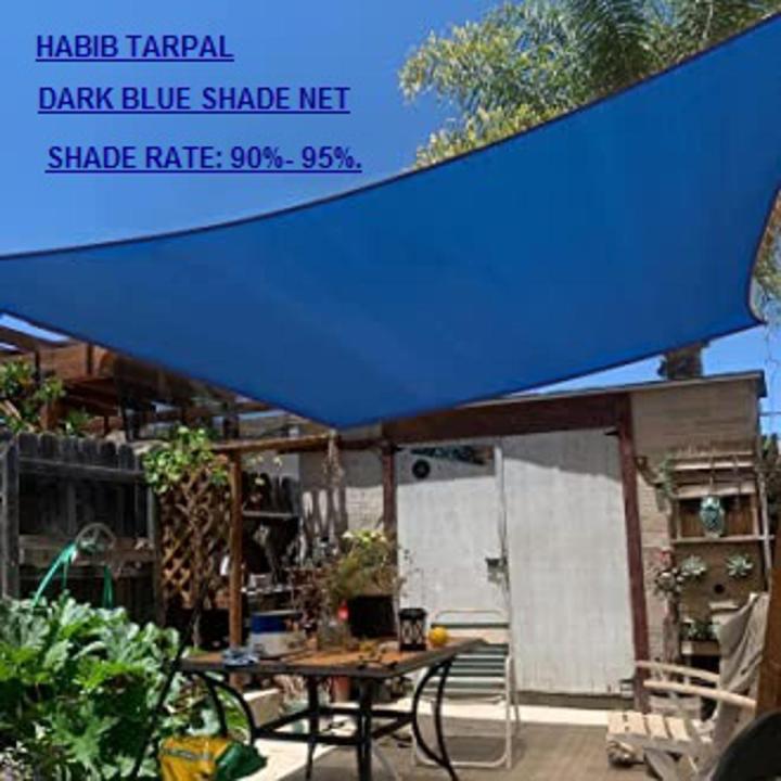Dark Blue Sun Shade Net, High Quality ,SIZE (13 ft X15 ft),Shading Rate ...