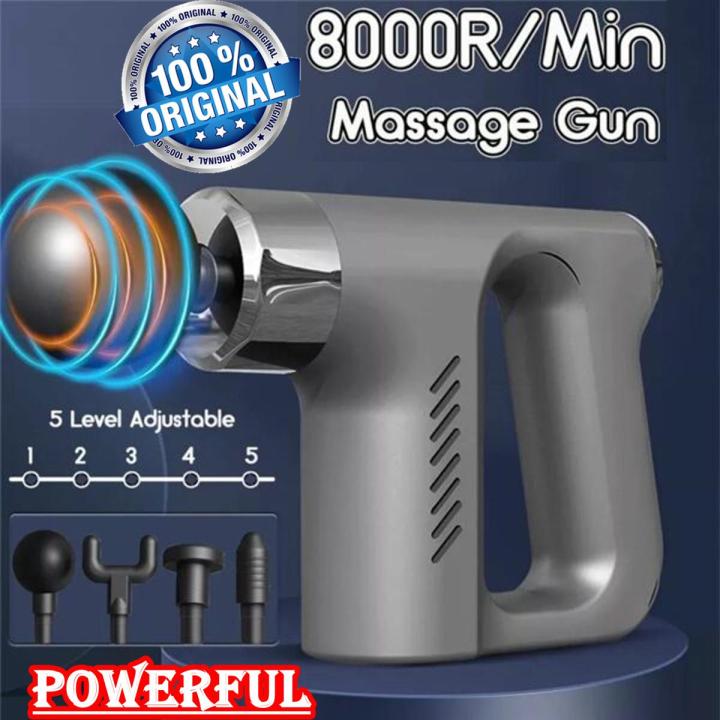 Blueidea 8000RPM Powerful Massage Gun for Pain Relief | 5 Speed ...