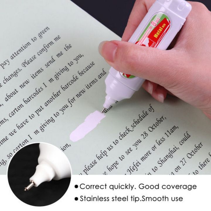 Correction Pen – Premium White Whitener Pen | 7ml Shake & Squeeze ...