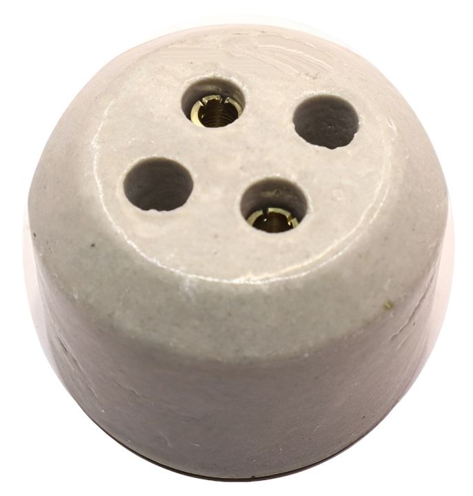 Teddy Socket Large Round Shape 2 Pin Porcelain | Daraz.pk