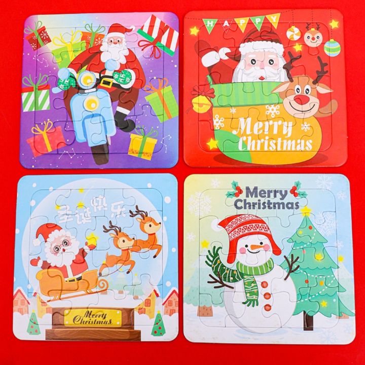 Jigsaw Puzzles Kits Christmas Christmas Puzzle Toys Santa Claus Puzzle ...