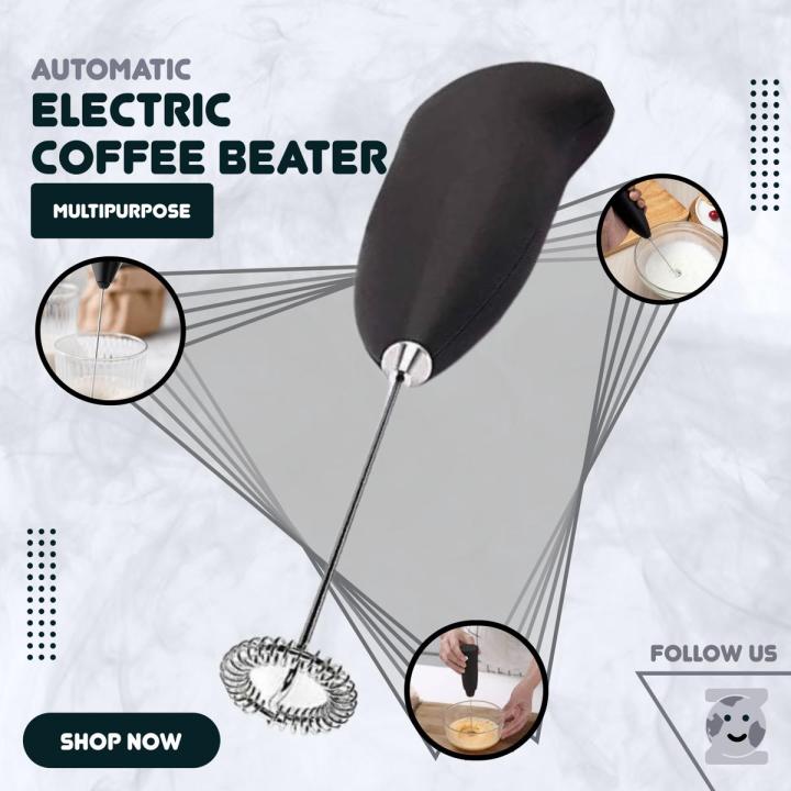 Handheld coffee beater lassi egg mixer and whisker milk frother ...