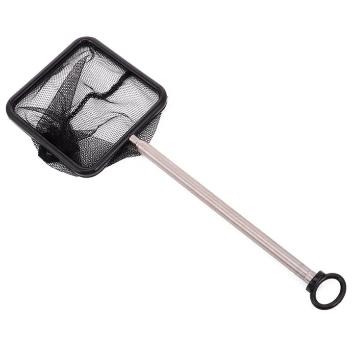 Net Fish Aquarium Tank Small Mesh Handle Large Nets Foldable Pond With ...