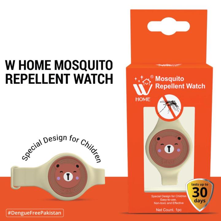 WBM Mosquito Repellent Watch with Flash Light, Deet-Free Insect Killer ...