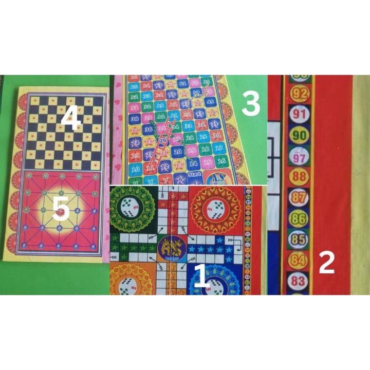 Hard card Ludo game with Goti pack- medium Size | Daraz.pk