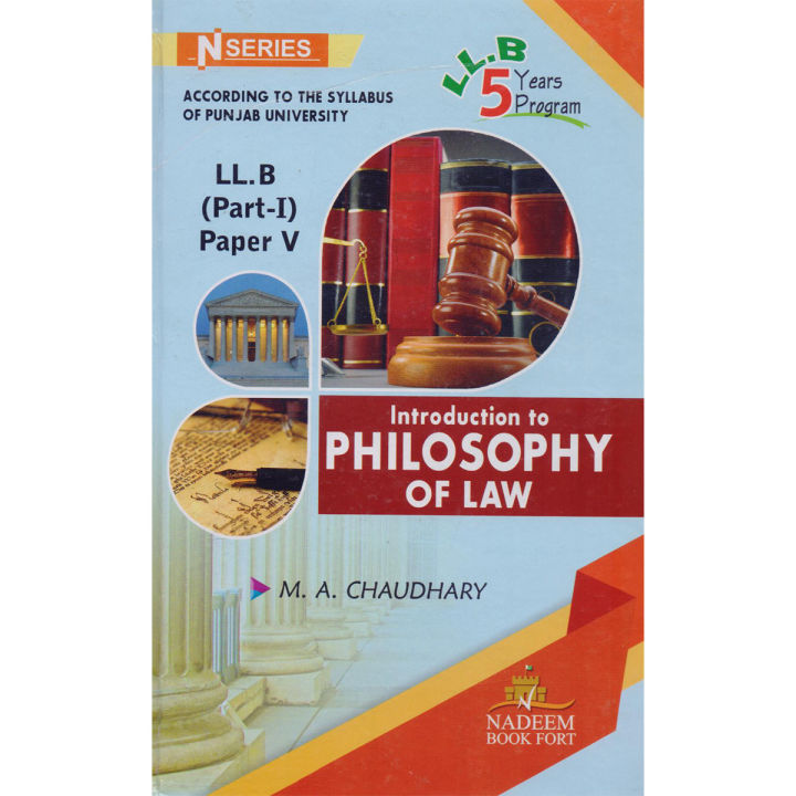 Introduction to Philosophy of Law LLB 5 Years Program Part 1.Paper 5 ...
