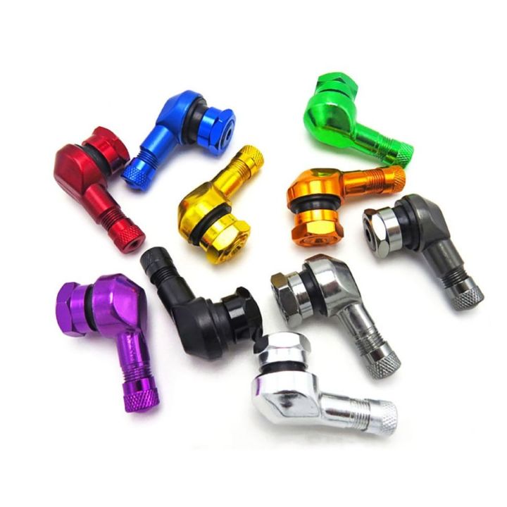 Cool 90° Valve Motorcycle Rim Leakproof Aluminum Alloy Motorcycle Valve ...