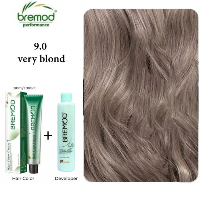 Bremod Professional Hair Color Cream – Long-Lasting, Hair Dye for Salon ...