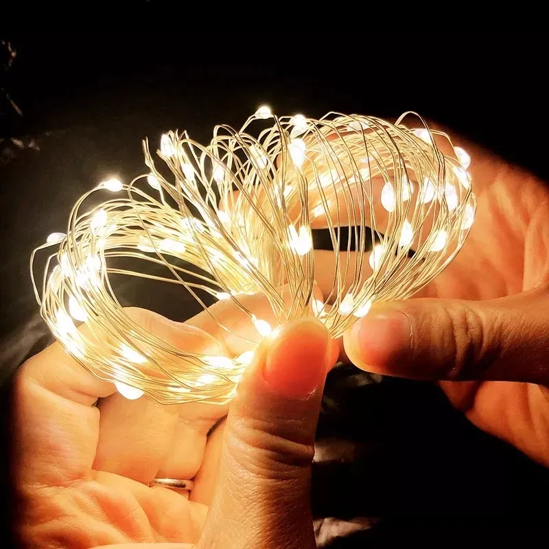 Golden Chilli Milli Micro LED Fairy Lights Battery Operated Led Lights for Room Decoration Night lights String Mini Led Lights for gift box decoration Daraz.pk