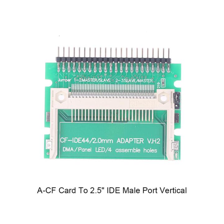 CF Compact Flash Memory Card To Laptop IDE 2.5" 44 Pin Drive Board HDD ...