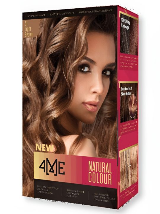 4ME New Color Naturals Hair Color LongLasting Dark Brown | Daraz.pk