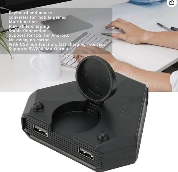 VA-019 Keyboard Mouse Adapter,Portable Mouse Keyboard Converter Adapter ...