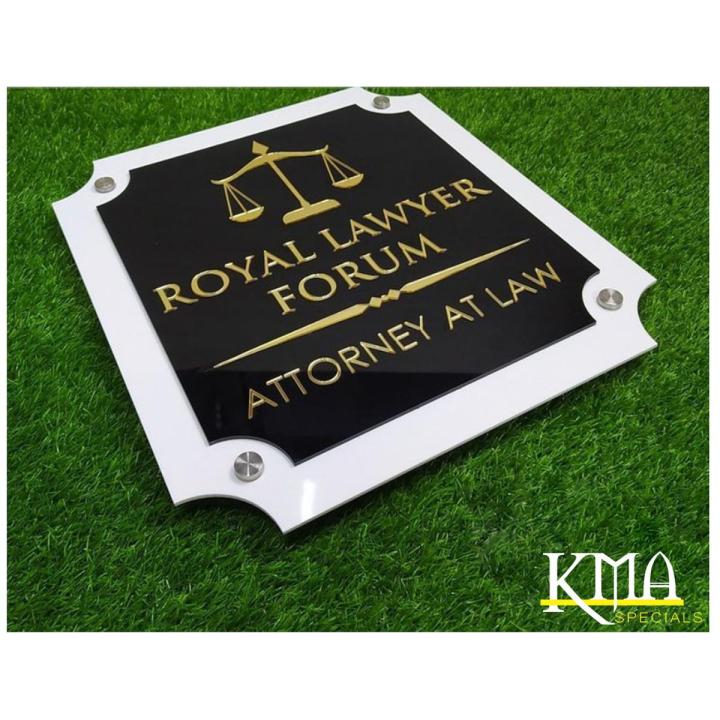 acrylic name plate for house customized name plate house and office ...