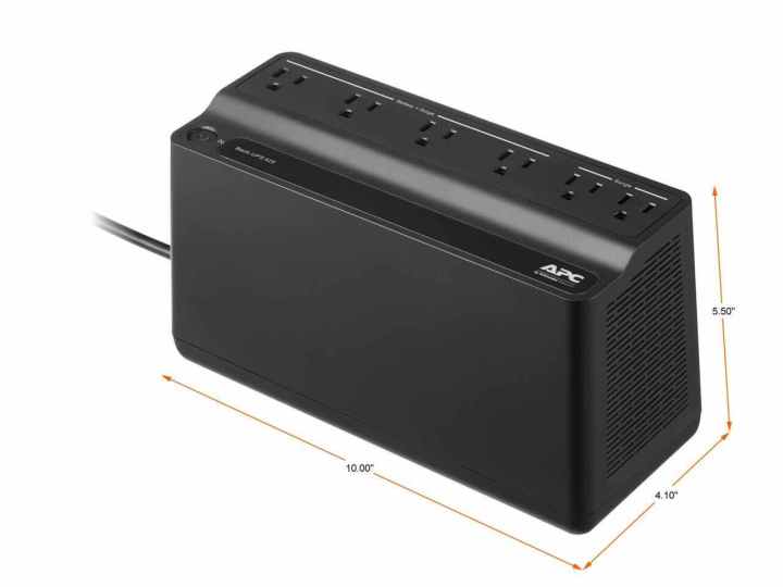APC BE425M Back-UPS 425 VA 255 Watts 6 Outlets Uninterruptible Power ...