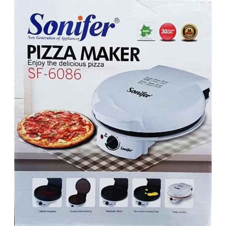 SoniferSSF-6086 Non-Stick Pizza Maker Machine For Home, Calzone Maker ...