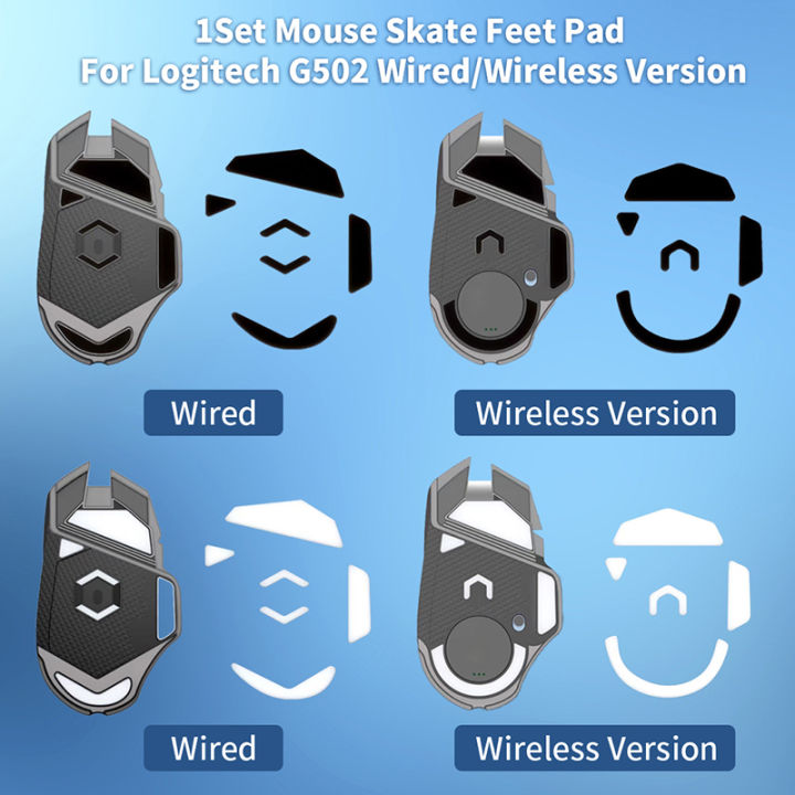 1Set Mouse Skate Feet Pad for Logitech G502 Superlight Mouse Glides ...