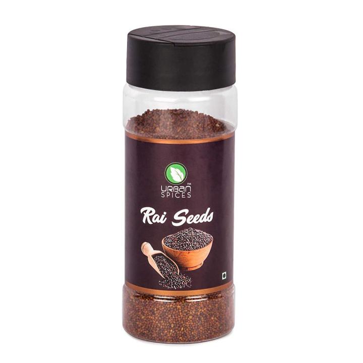 Urban Spices Natural Organic & Pure Black Small Sabut / Whole Rai Dana ...
