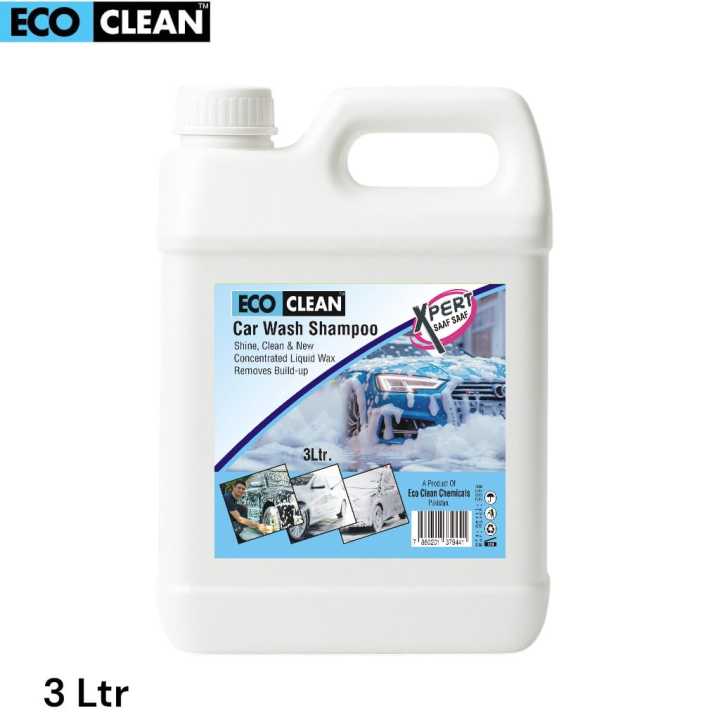 𝐄𝐂𝐎 𝐂𝐋𝐄𝐀𝐍 3L CAR WASH LIQUID, SHAMPOO - PROFESSIONAL & ECO-FRIENDLY ...