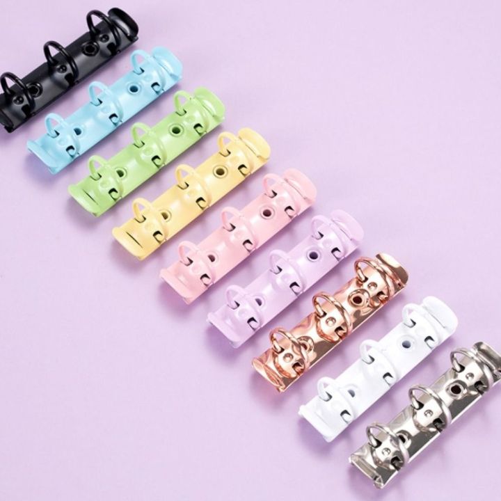 Colorful Detachable Metal Spiral Rings Binder Clip DIY High Quality A8 ...