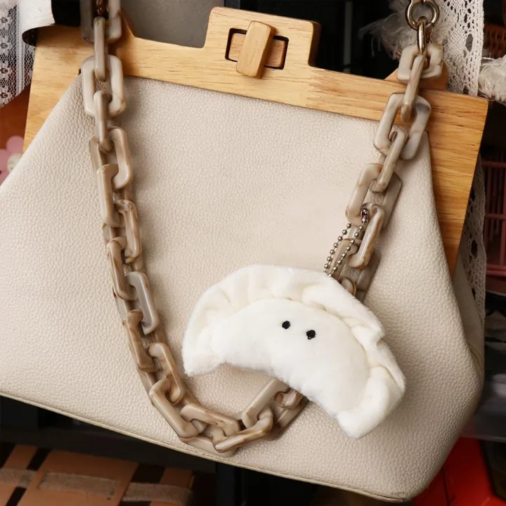 Food Plush Keychains Plush Dumpling Plush Keychains Stuffed Soft ...