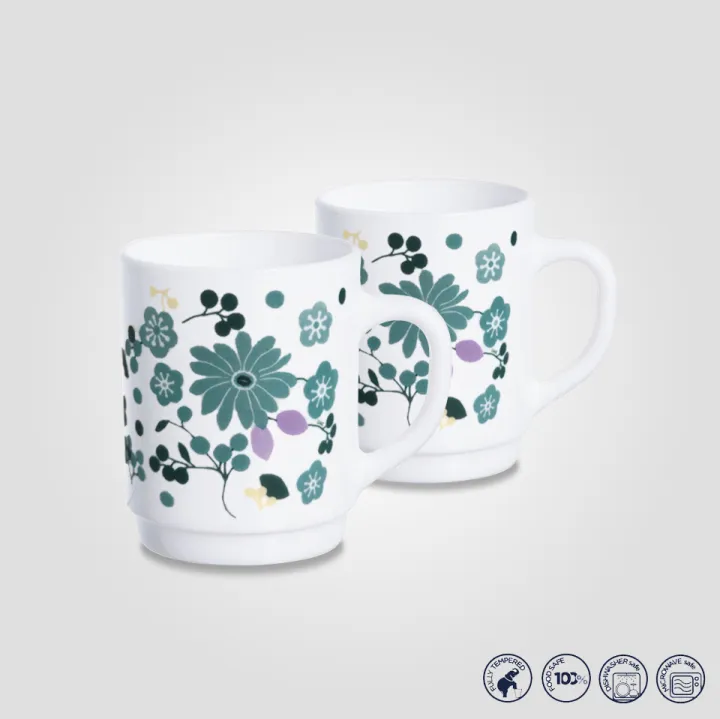 Luminarc 6pcs Stackable Lavande Mug 25cl | Daraz.pk