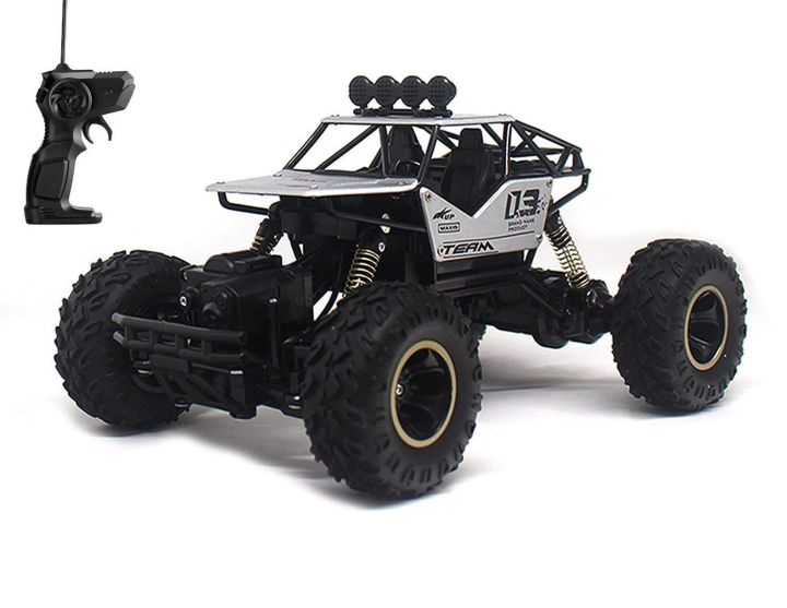 MTJ Toyz Remote Control Plastic Racing Car, Rock Crawler 4 Wheel Drive ...