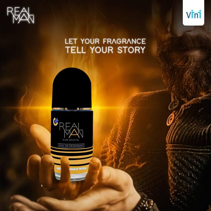 Realman Pure Oriental Antiperspirant Deodorant Roll on 50 ml | Daraz.pk