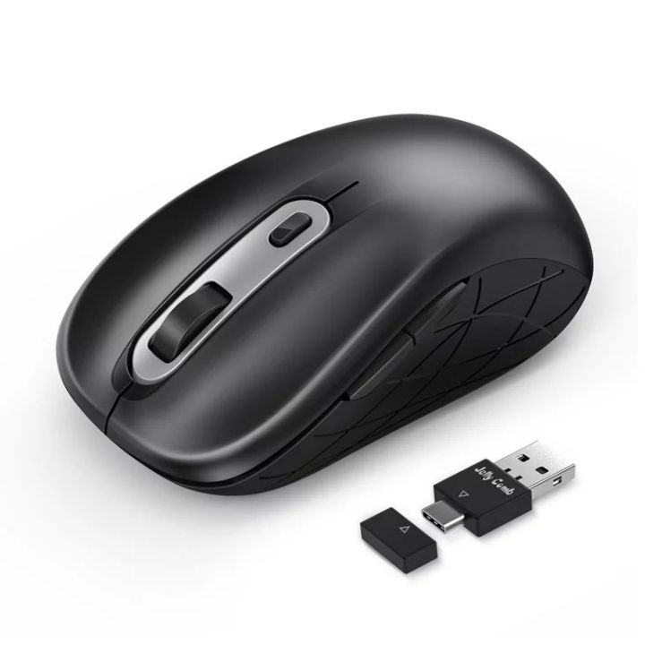 Wireless Mouse,Jelly Comb USB and Type-C Mouse,Silent Ergonomic Mouse ...
